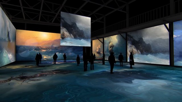 Multimedia exhibition I Aivazovsky | Digital Art Center Artplay Media